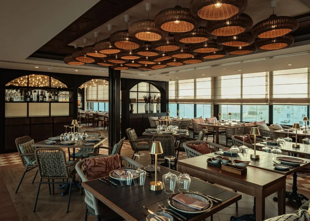 Minoa Restaurant, Malta – Insight Cordless Lighting